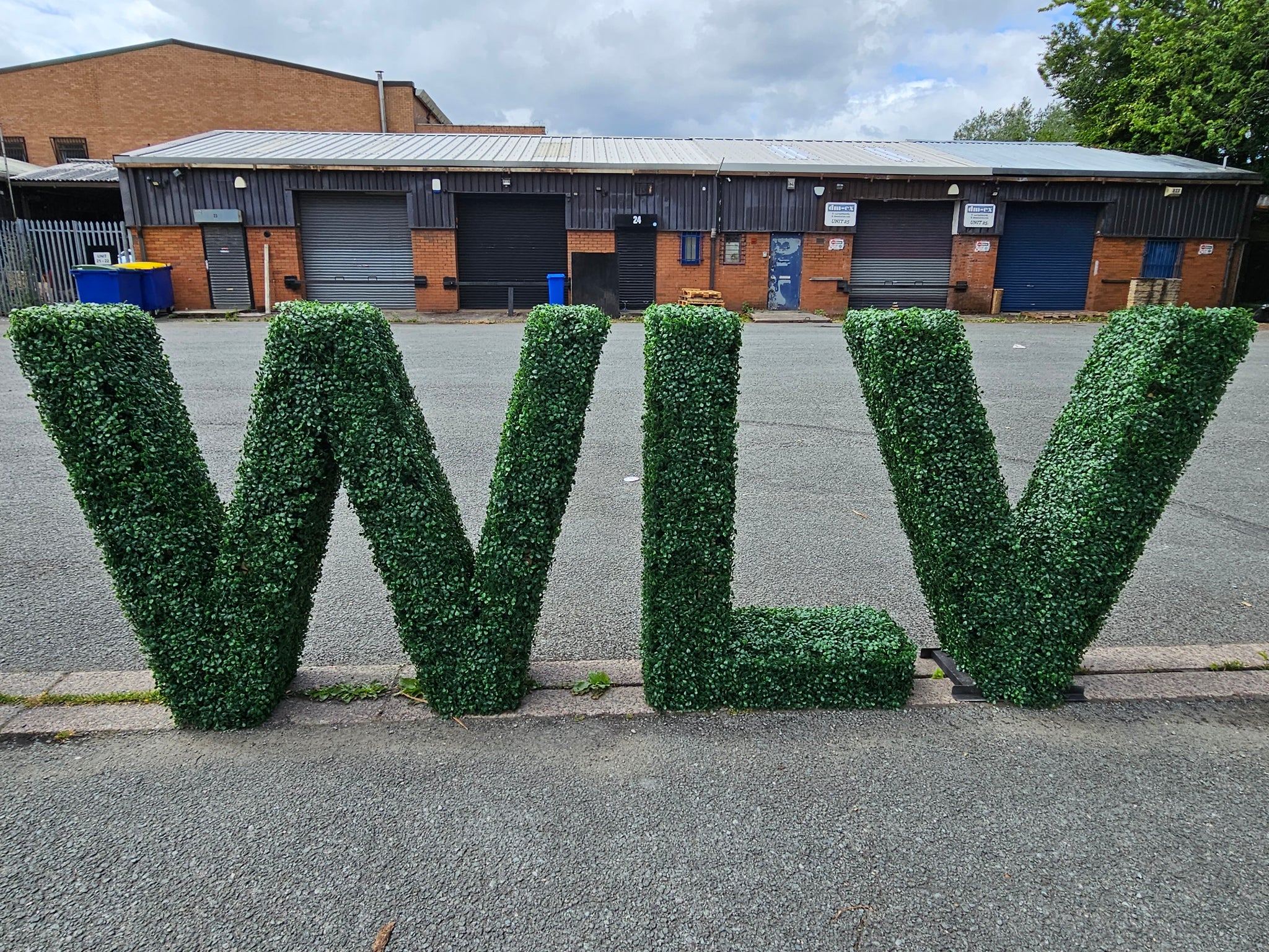 Artificial Bespoke Boxwood Hedge Letter by Hedgedin